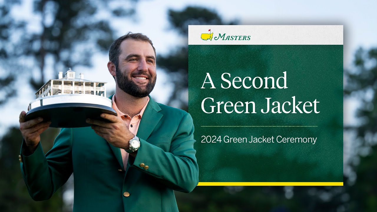 The 2024 Green Jacket Ceremony | The Masters - YouTube