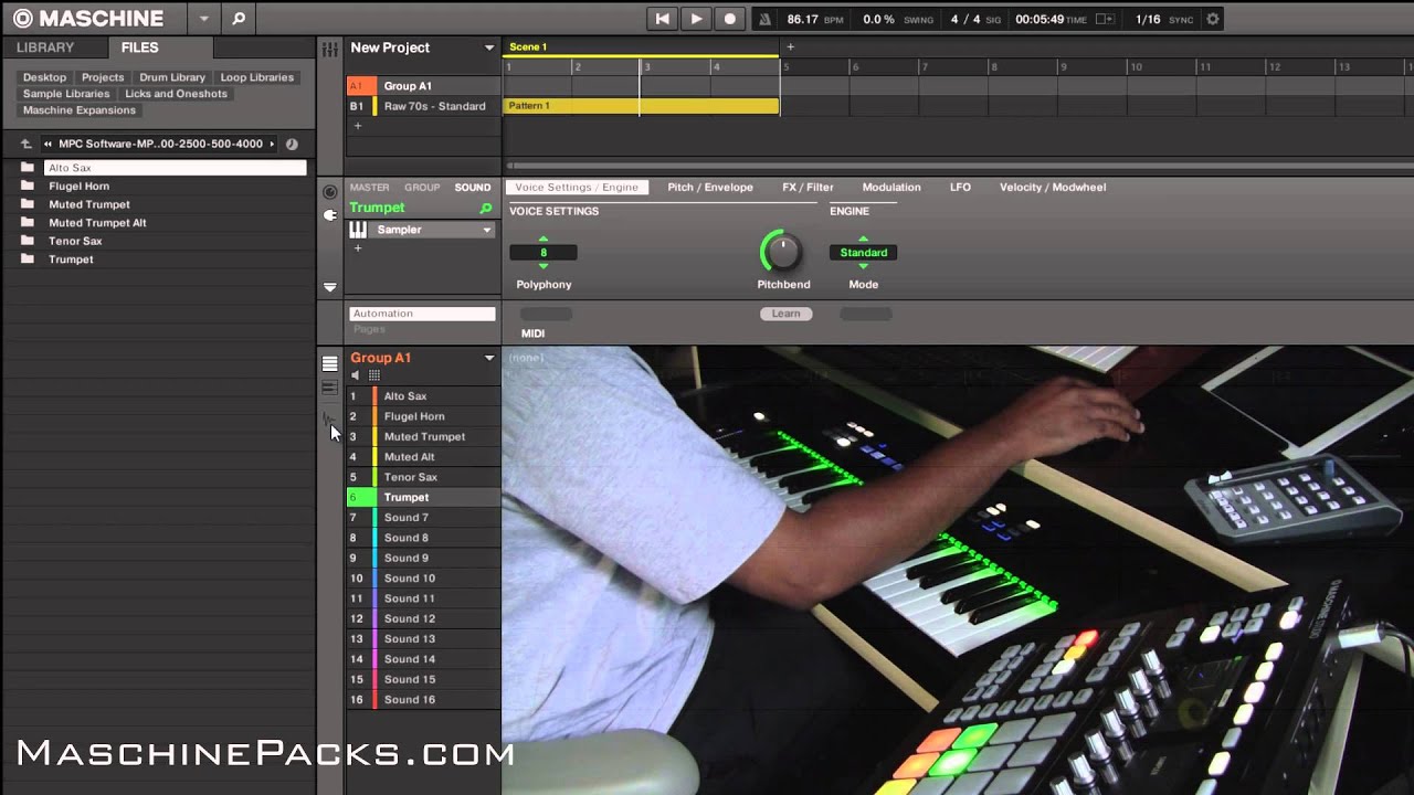 Maschine Packs: MPC Horns Multi-Sampled Brass Kit Reivew - YouTube