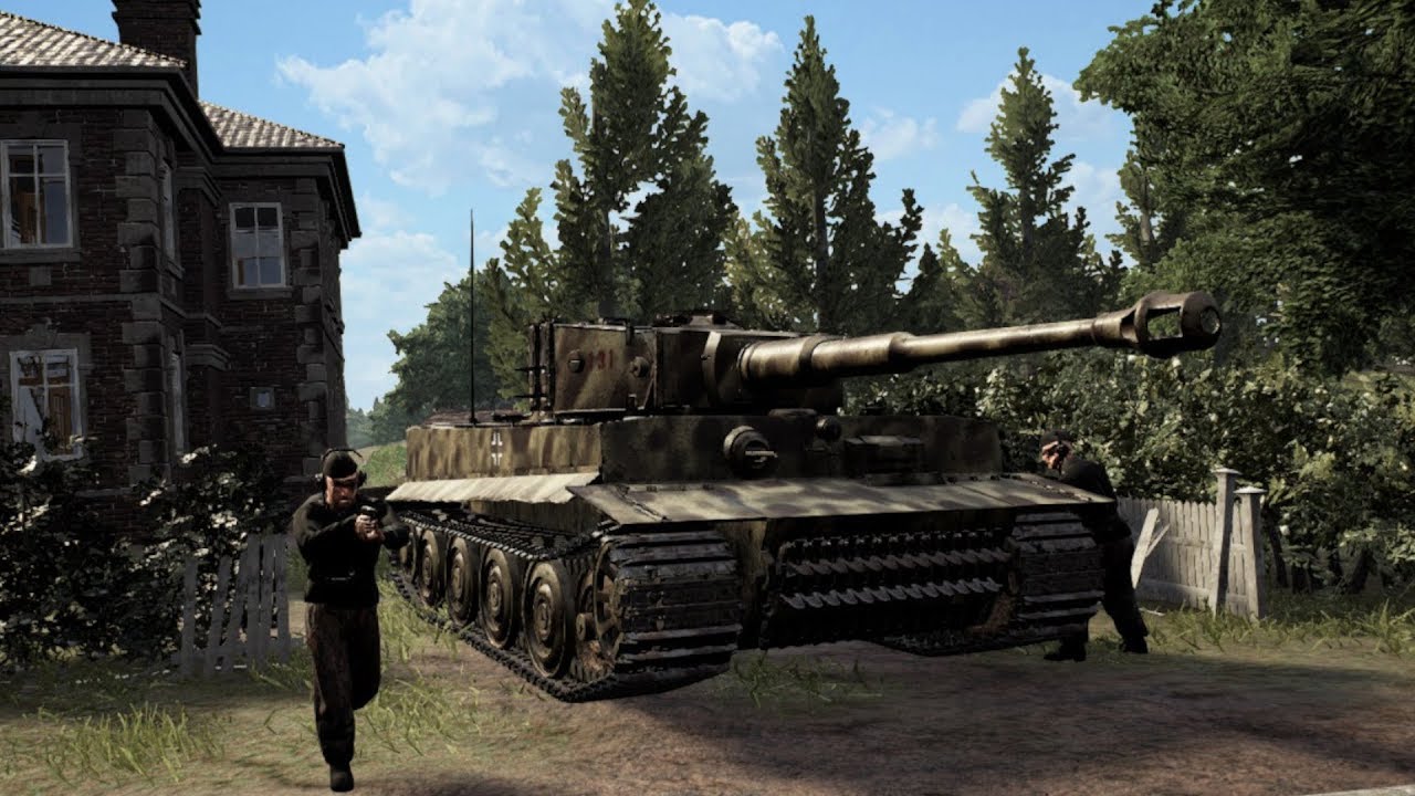 Post Scriptum - Tiger Pushing the Enemy [GER Comms/ENG Subs] - YouTube