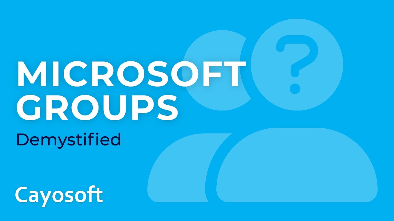 Microsoft 365 Group Management: 5 Key Strategies - YouTube