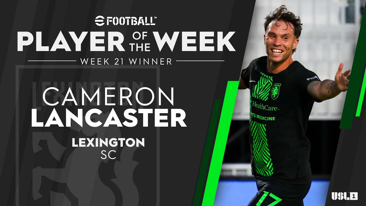 Hat trick hero 🦸‍♂️ | Cameron Lancaster | USL League One Player of the Week - YouTube
