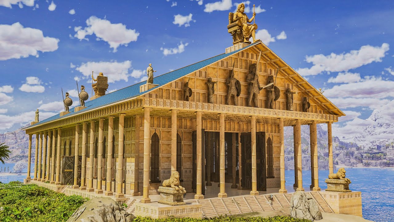 Greek Astraeos Temple Breeding Dino Pen | Build Tutorial | ARK ...