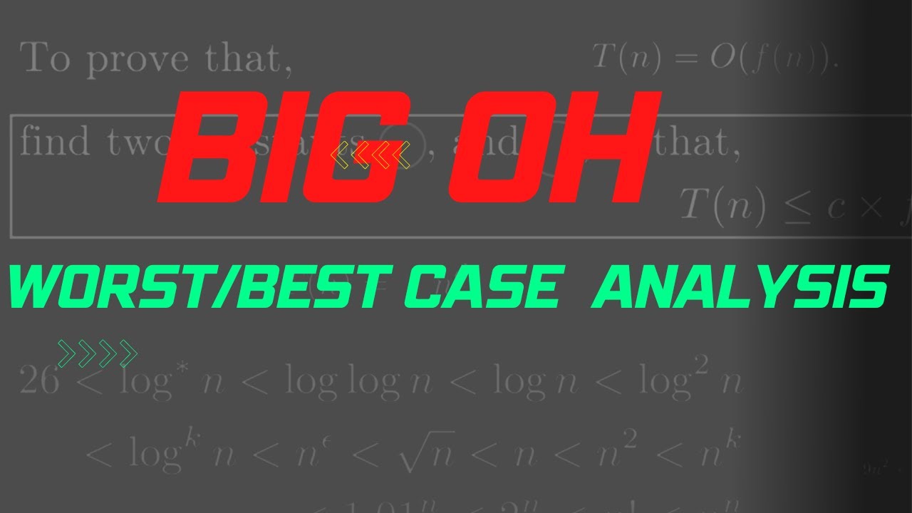 Big Oh, Omega, and Theta, What are Asymptotic Notations? - YouTube