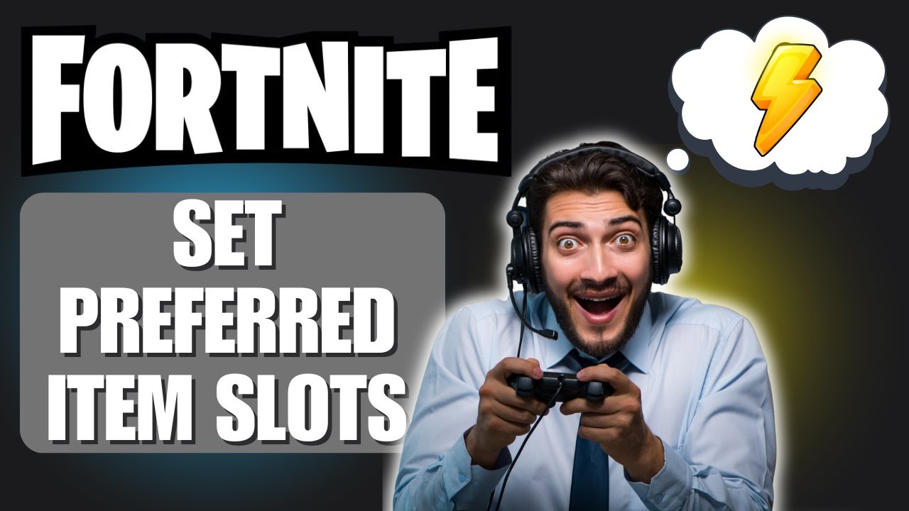 How To Set Preferred Item Slots in Fortnite! ⚙️ (Organize Your ...