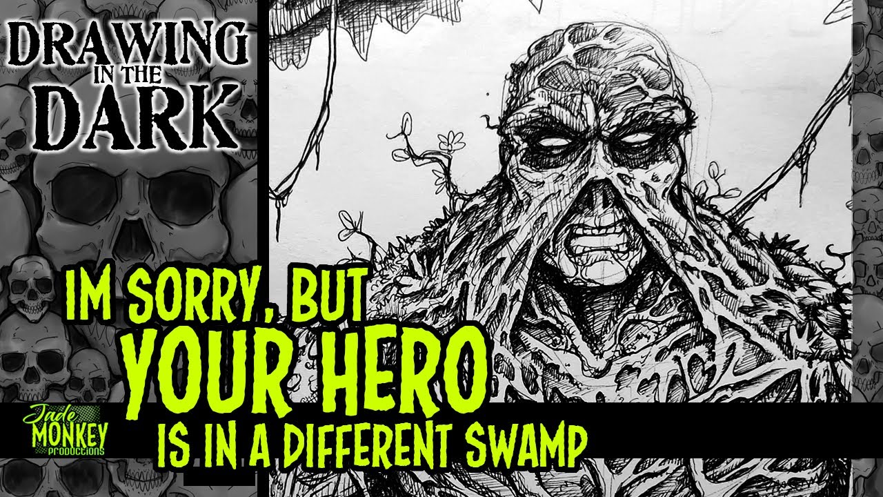 Drawing Swamp Thing - YouTube