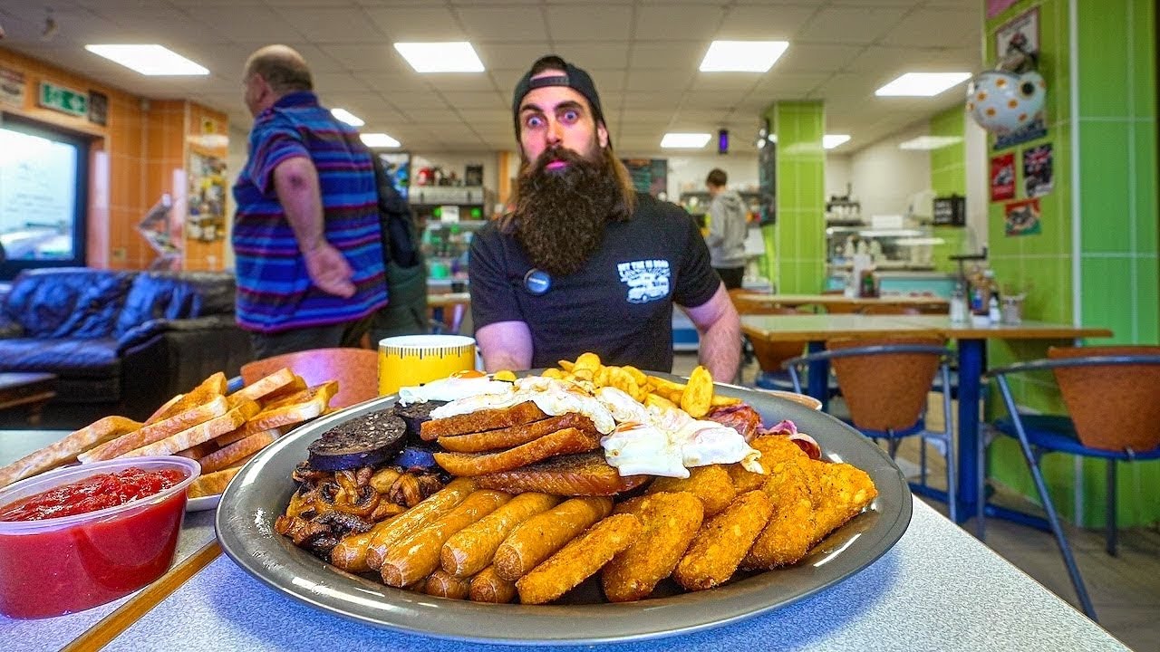 THE TOUGHEST FULL ENGLISH BREAKFAST CHALLENGE I'VE DONE IN YEARS ...