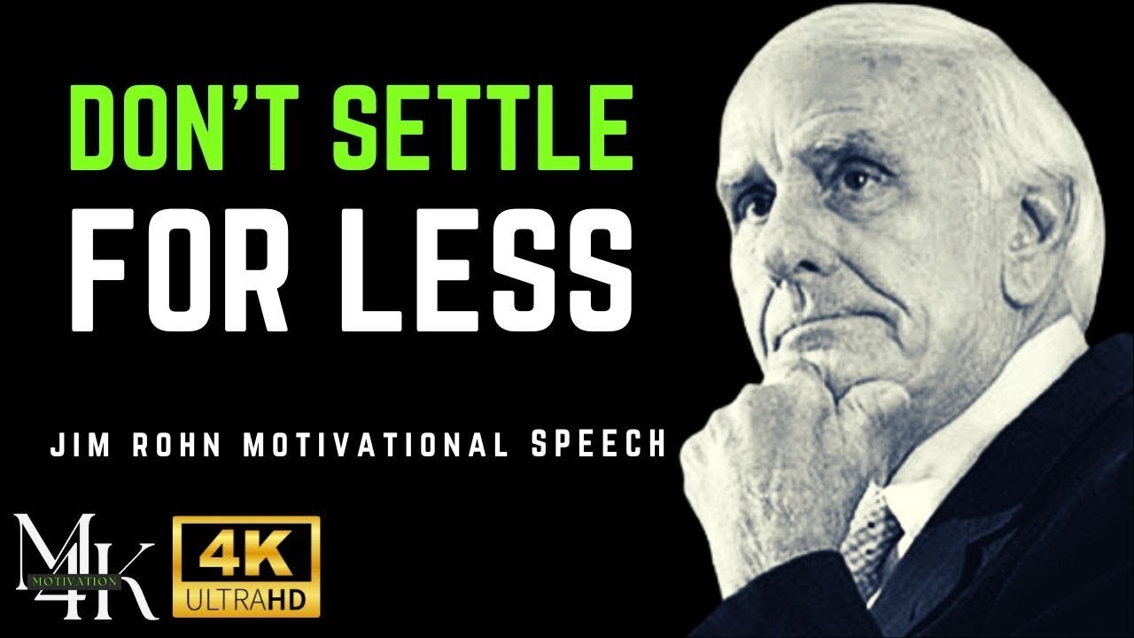 Jim Rohn's GREATEST SPEECHES EVER - Jim Rohn Best Motivational Speech ...