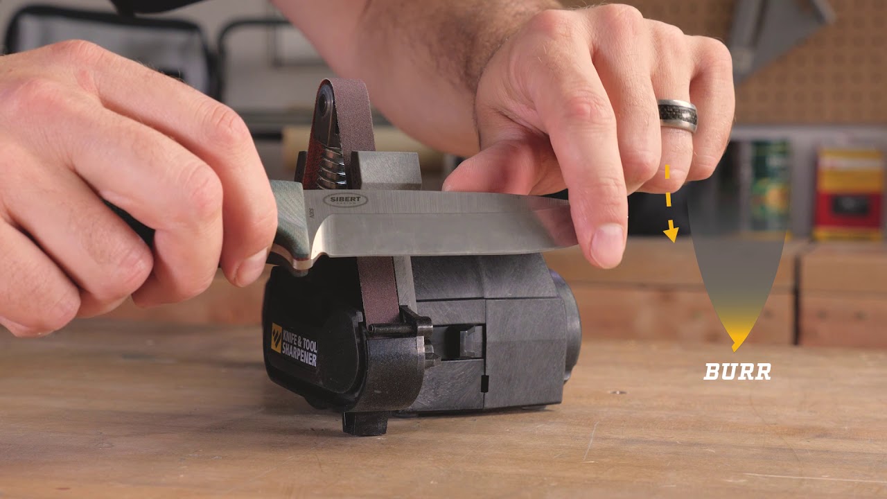 How to Sharpen an Outdoor Knife with the Work Sharp Original Knife and ...