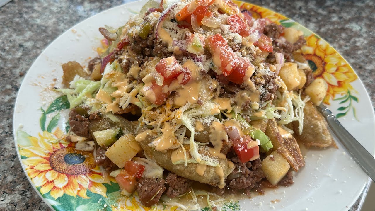 Tajadas con Carne Molida - YouTube
