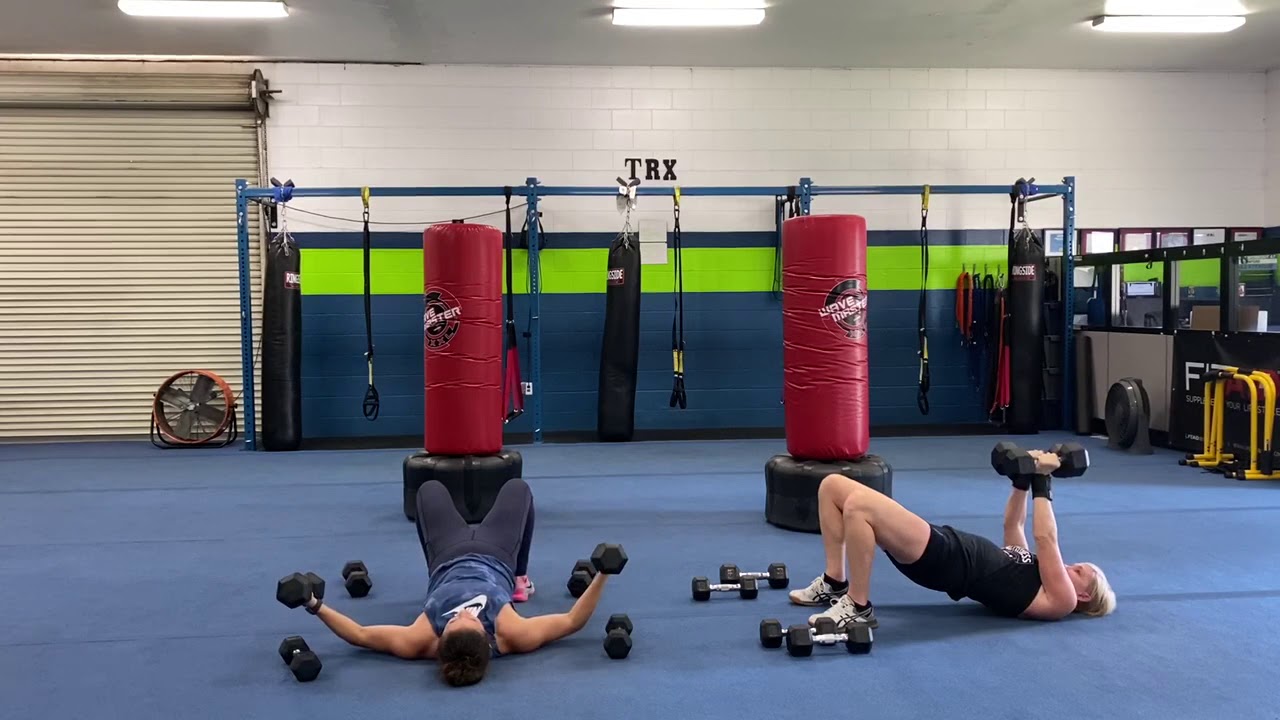 Dumbbells and boxing part 1 - YouTube