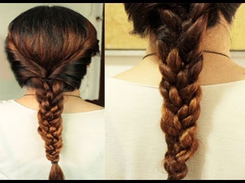 Fall Twist Braided Braids Hair Tutorial - YouTube
