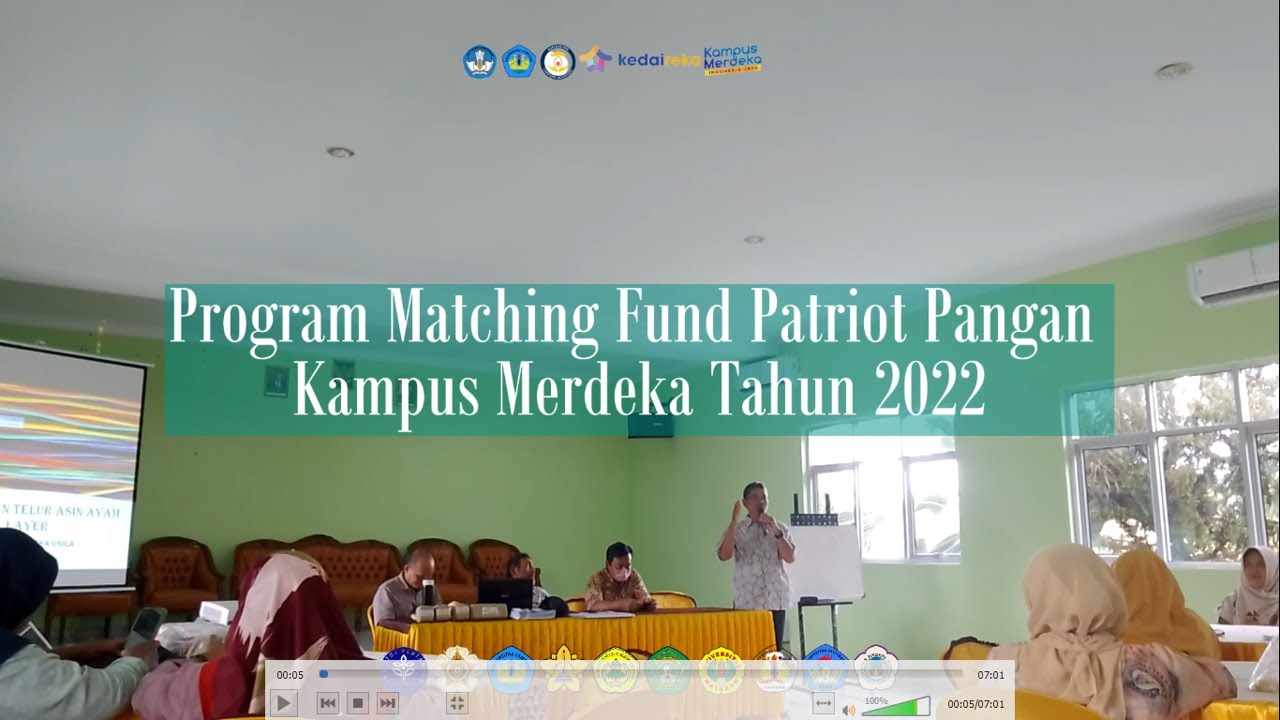 Program Matching Fund Patriot Pangan Universitas Lampung Tahun 2022: Pembuatan Telur Asin Ayam ...