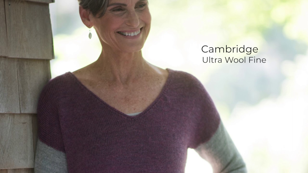 Cambridge Pullover Knitting Pattern 360º View - Berroco® Yarns - YouTube