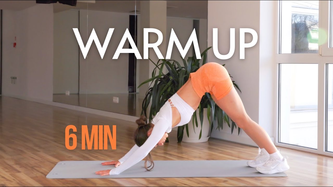 6 MIN WARM UP ☀️ NO JUMPING before workout | No equipment | Full body ...