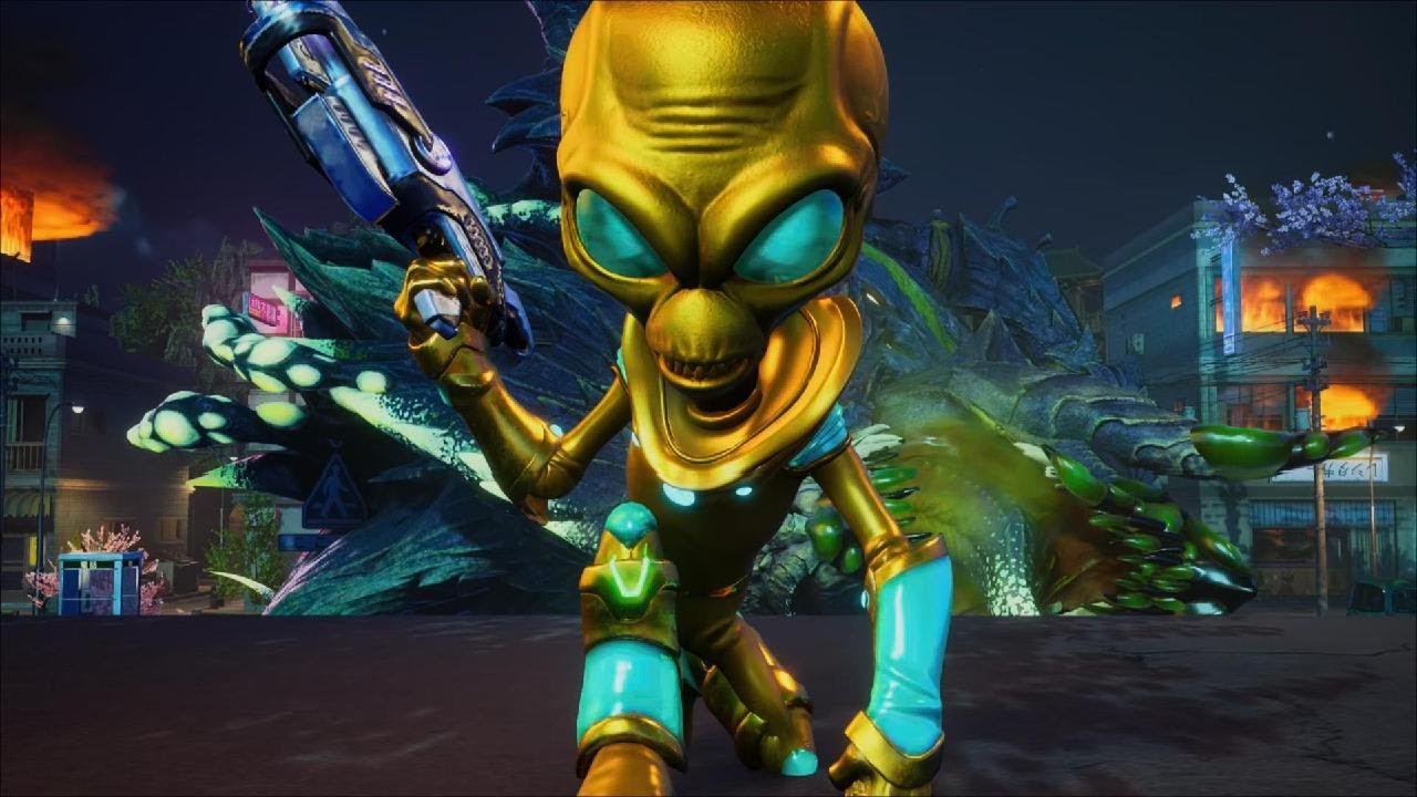 Destroy All Humans! 2: Reprobed - Kojira Boss Fight - YouTube