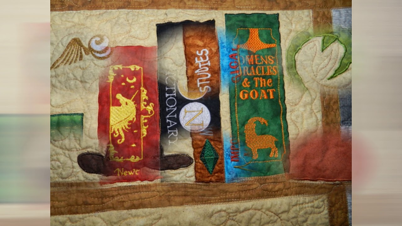 Harry Potter Bookcase Quilt - YouTube