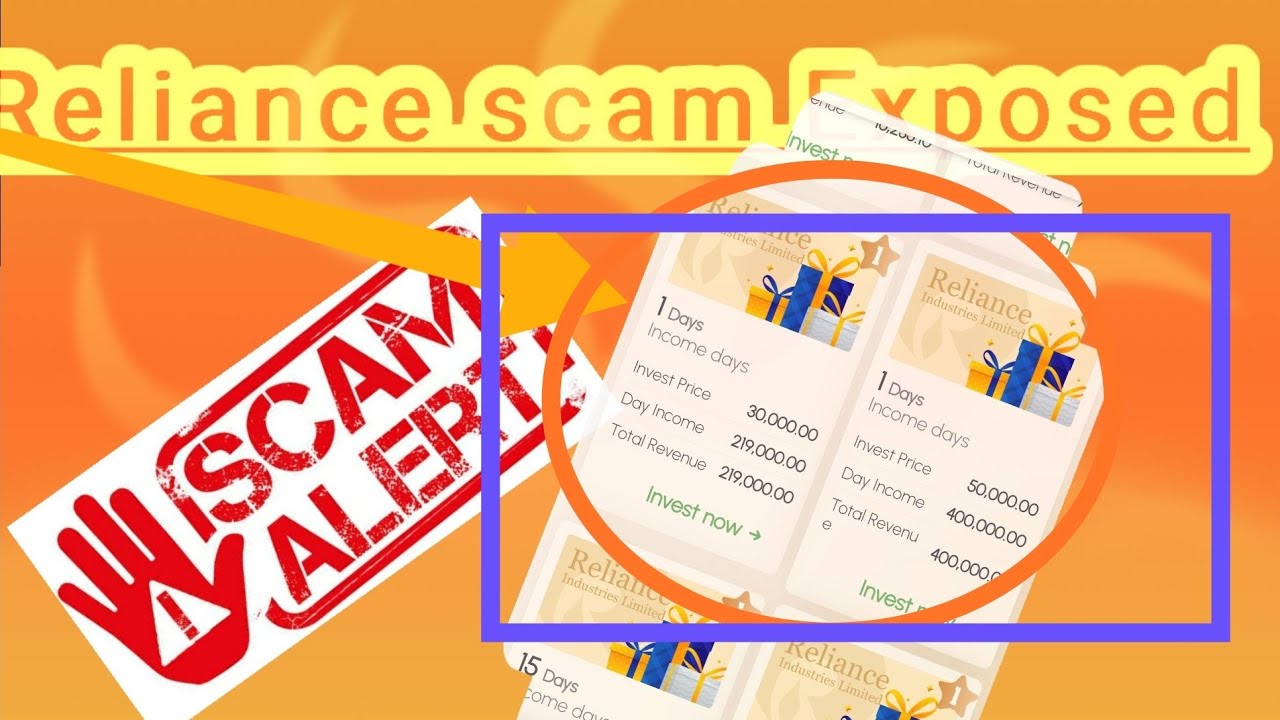 Reliance earning app fraud hai। Ye scam karne wala hai। Beware from ...