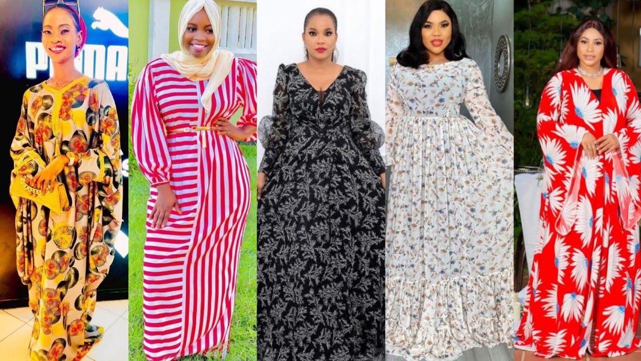 MISHONO YA VITAMBAA MAGAUNI MAREFU GUBERI PAMBE ANKARA DRESSES BUBU ...
