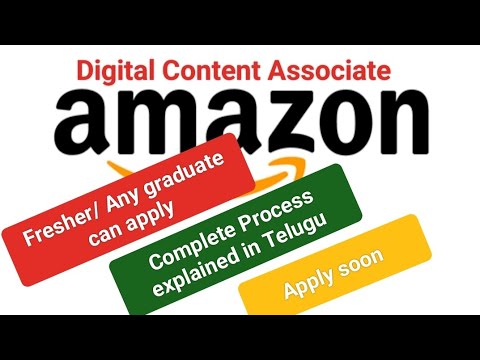 Digital content Associate| Amazon Digital content Associate in Telugu ...