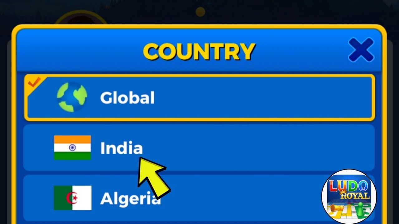 How to Change Your Profile Country in Ludo Royal Game - YouTube