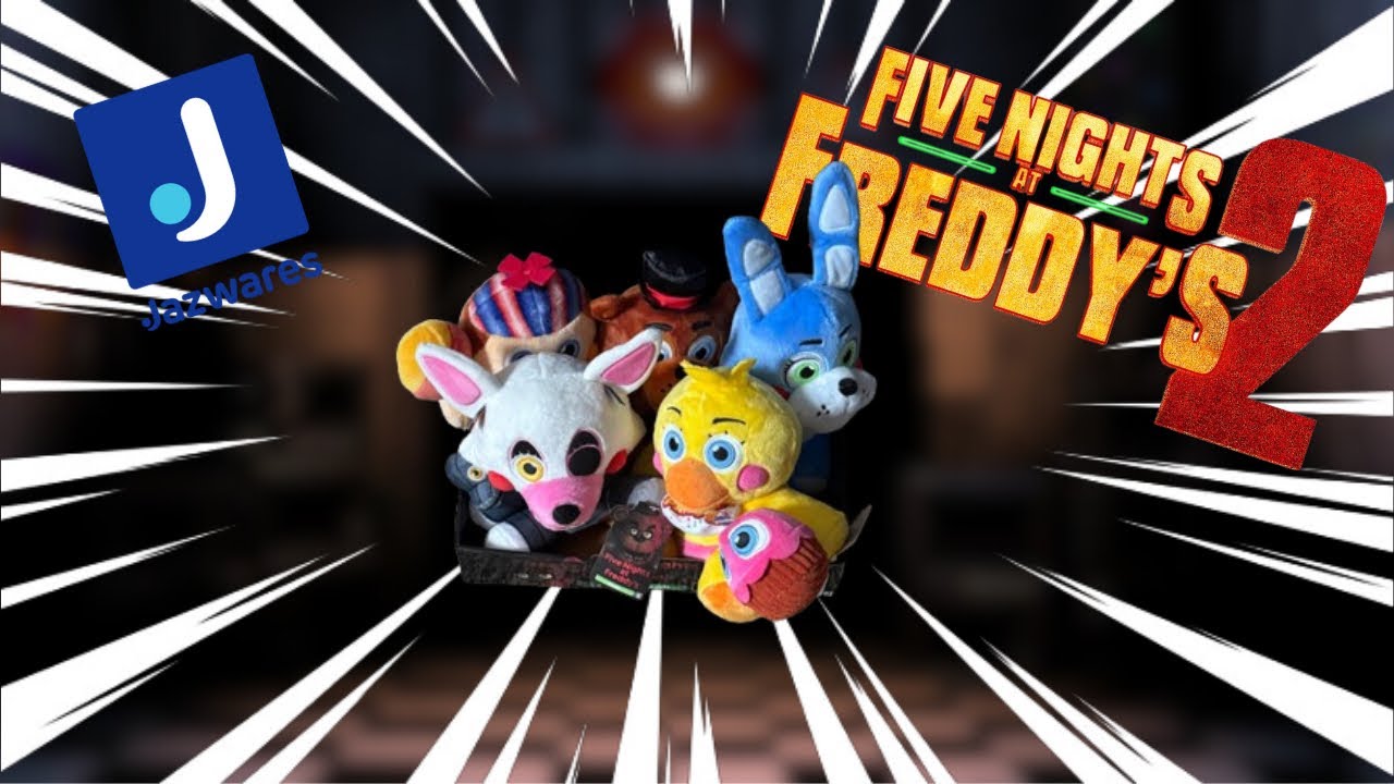 *NEW* FNAF JAZWARES WAVE 2 PLUSH REVIEW (Full Wave) - YouTube