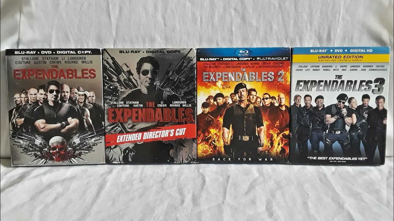 Unboxing The Expendables Movie Collection - YouTube