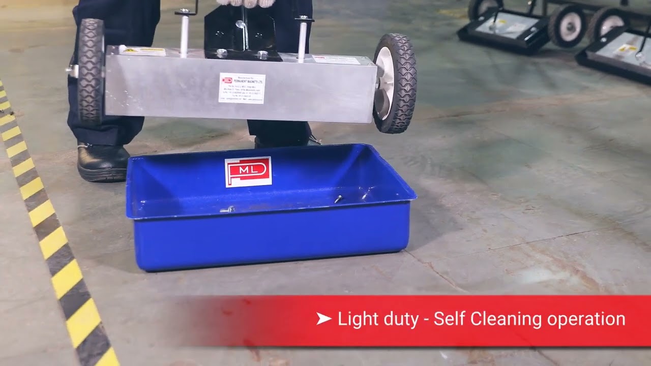 PML Range of Magnetic Sweepers - YouTube