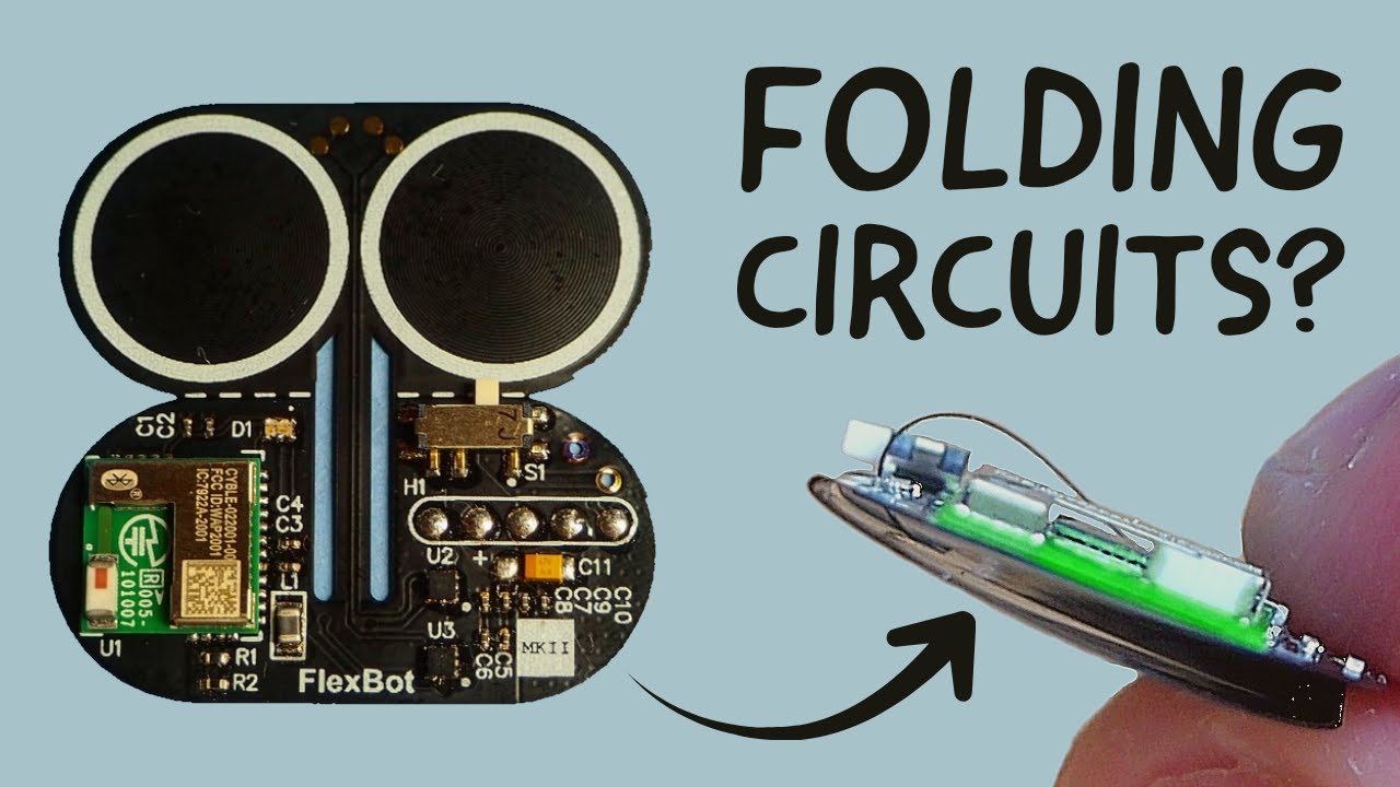 Folding PCB Hinge Design - YouTube