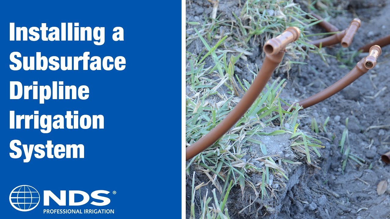 How to Install a Subsurface Dripline Irrigation System | NDS ...