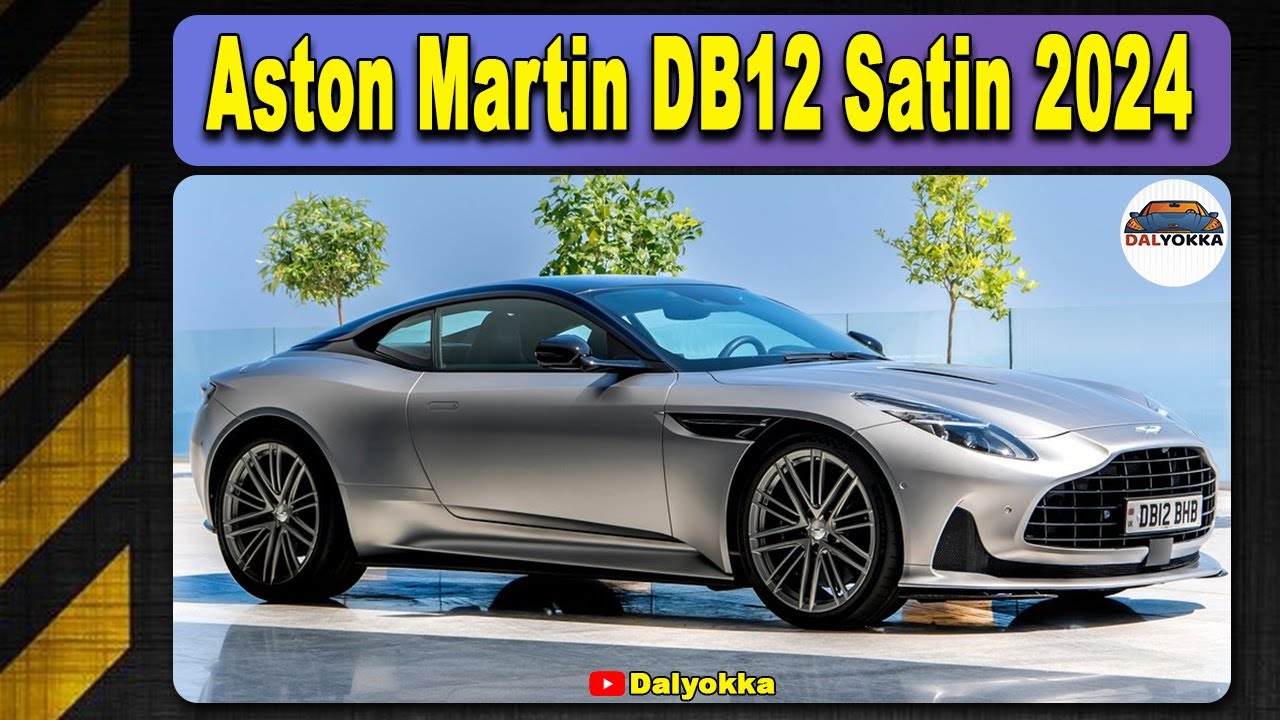 The Ultimate Luxury Supercar | 2024 Aston Martin DB12 Satin Aluminite ...