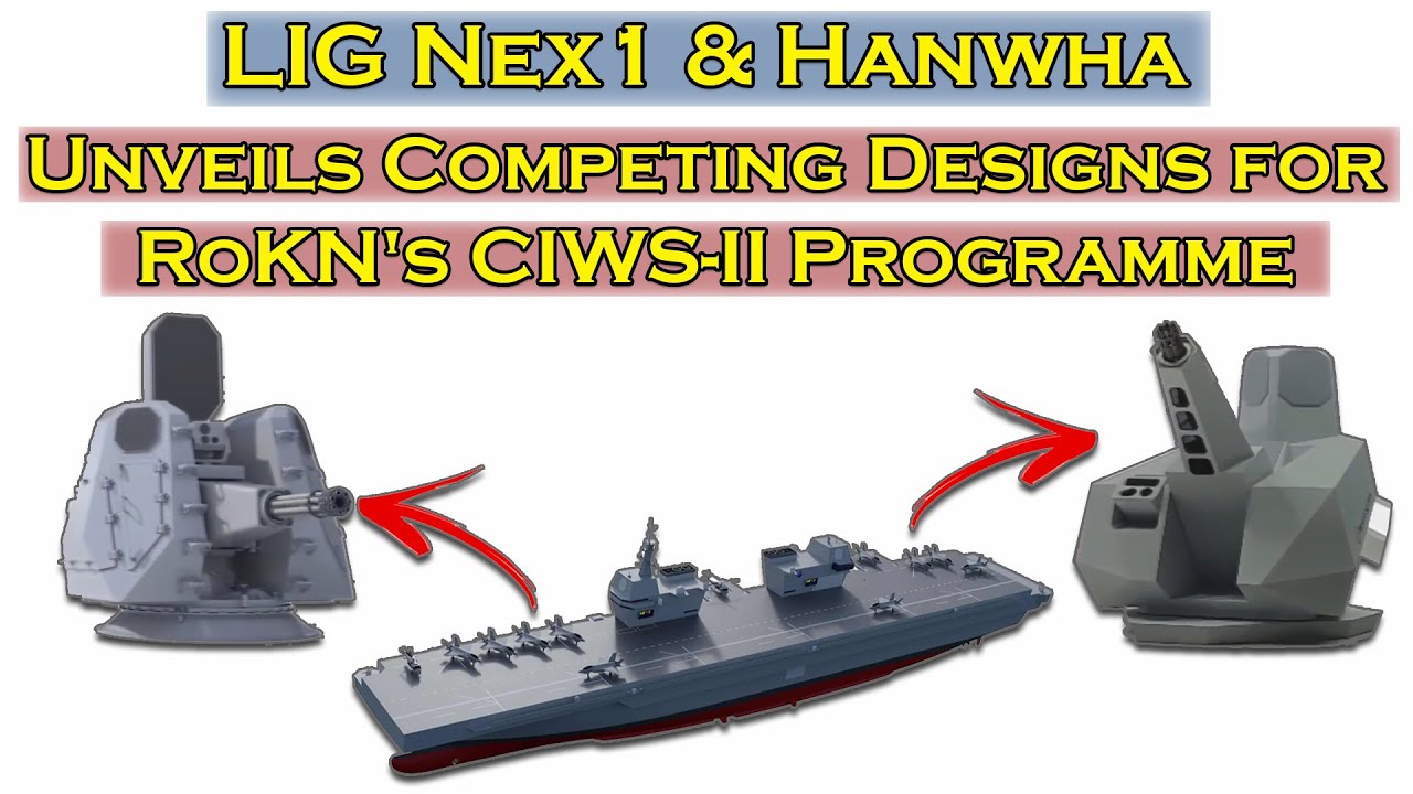 Two South Korean Defense Co Unveils its Competing CIWS Design - YouTube