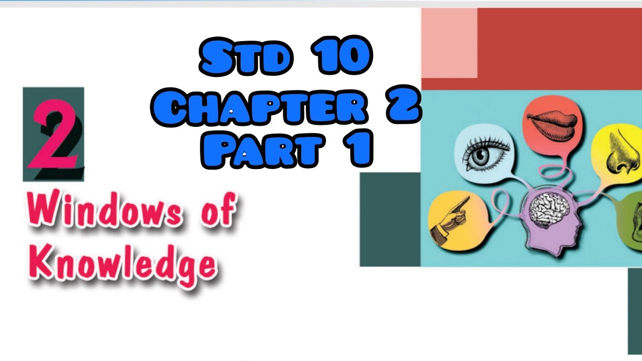 STD 10(KERALA SYLLABUS)- BIOLOGY- CHAPTER 2- WINDOWS OF KNOWLEDGE -PART ...