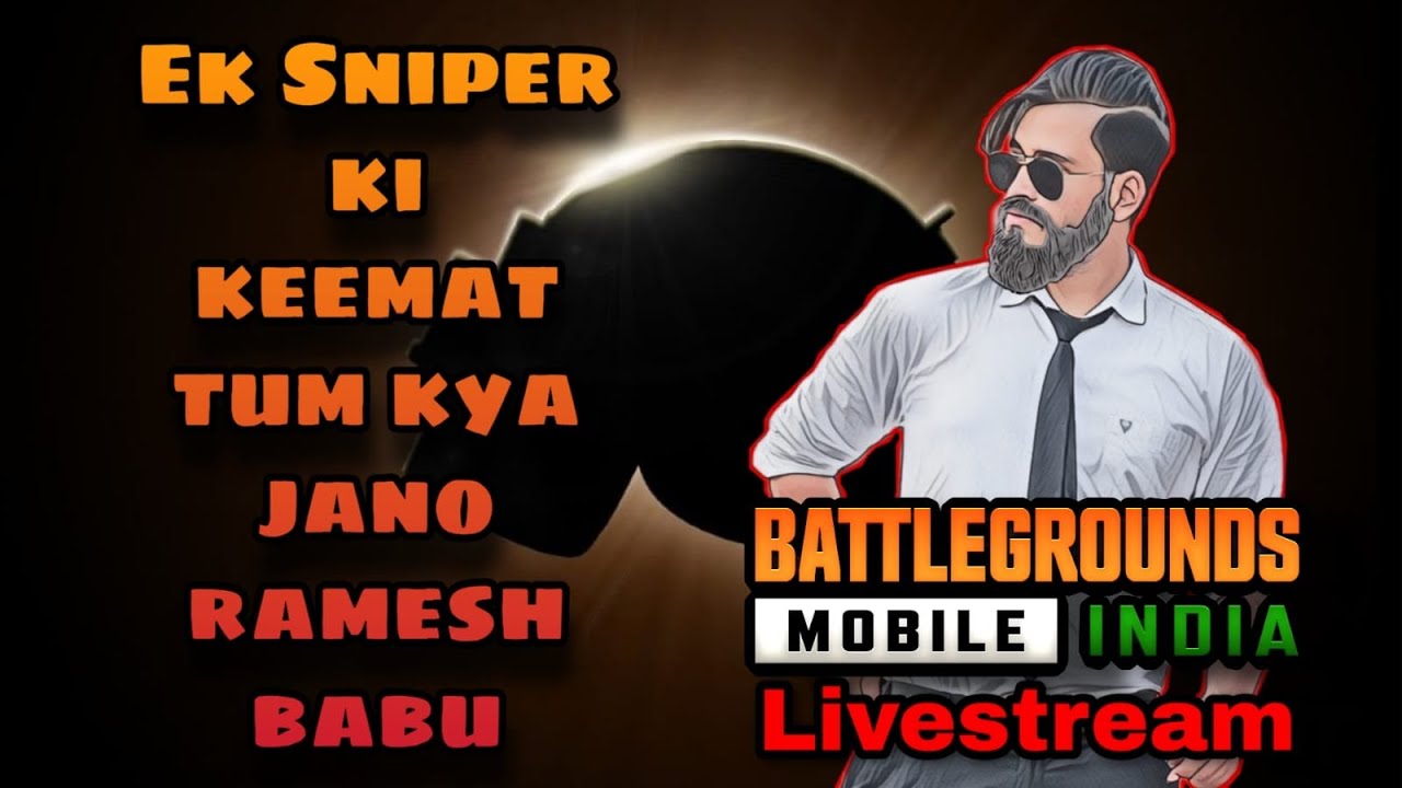 Ek sniper ki keemat tum kya jano Ramesh babu || QUESTION MARK GAMING ...