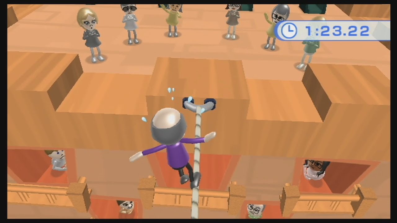 Wii Fit Plus - Tightrope Walk - Beginner (4 Stars) - YouTube