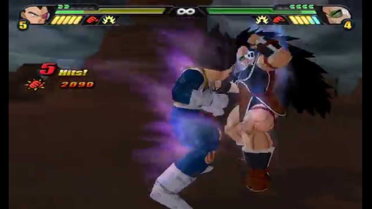 Vegeta (Scouter) vs Raditz - YouTube