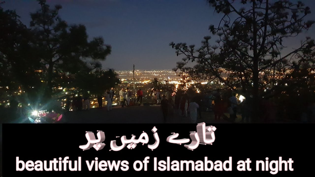 Beautiful views from Damn e koh at night Islamabad,s beauty ...