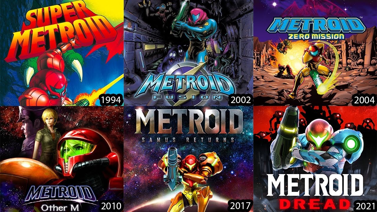 Evolution of Metroid games (1986-2021) #evolutiongame - YouTube
