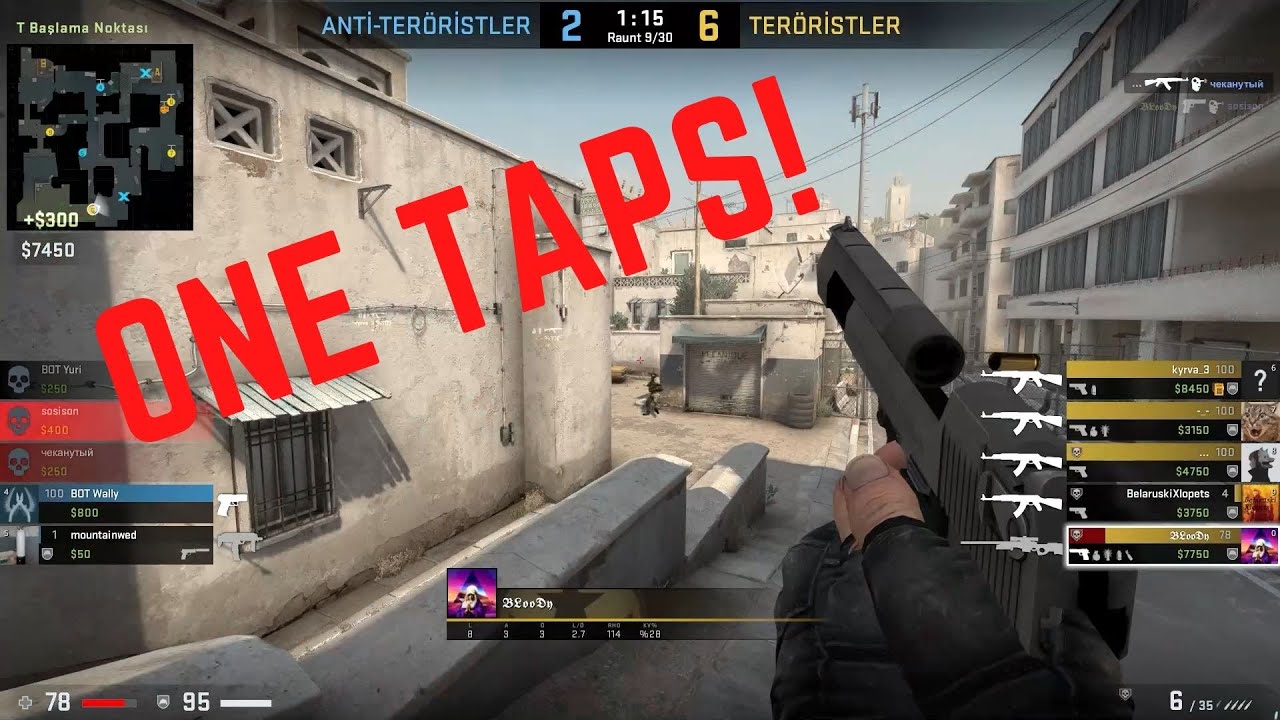 ONE TAPS / FLICK SHOTS! CS:GO - YouTube