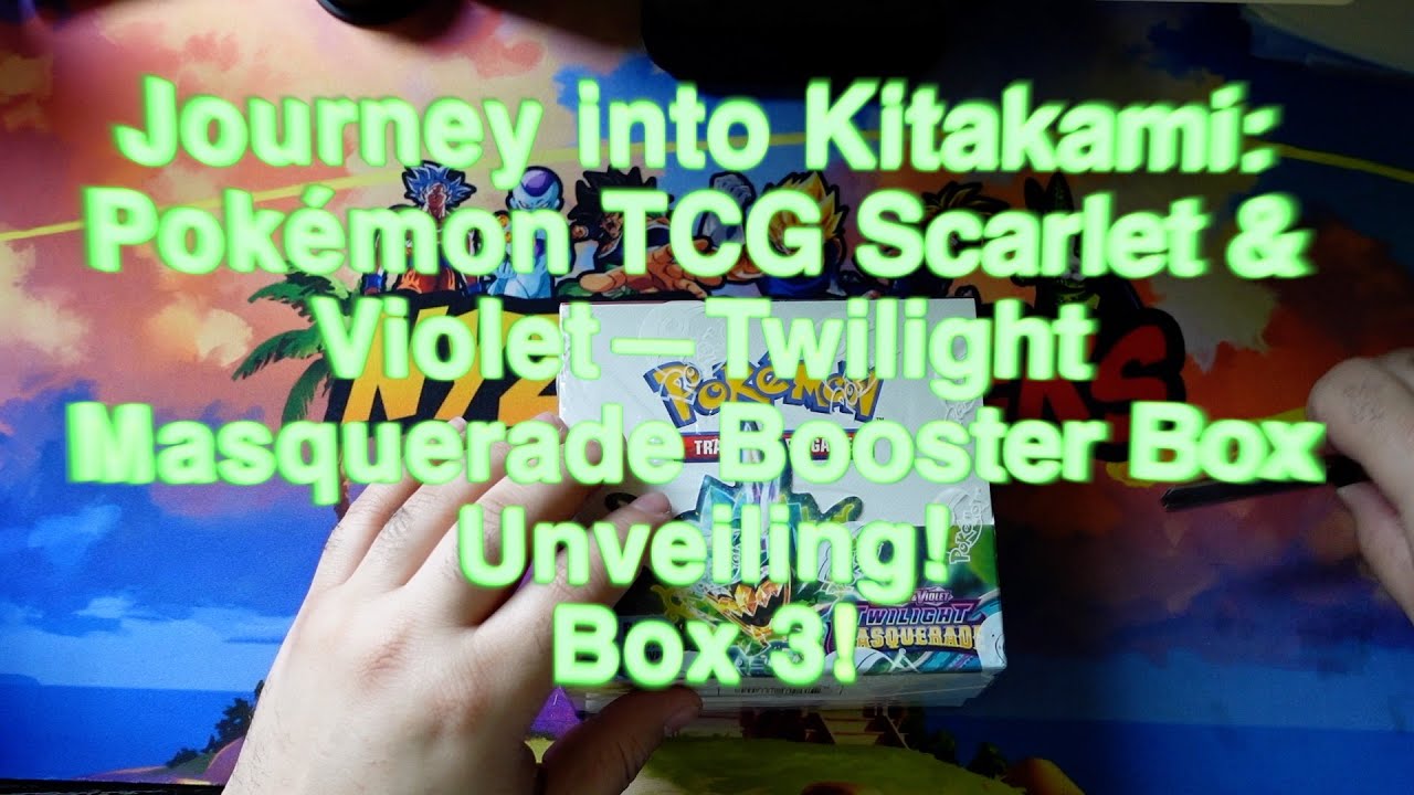 Journey into Kitakami Pokémon TCG Scarlet & Violet Twilight Masquerade ...