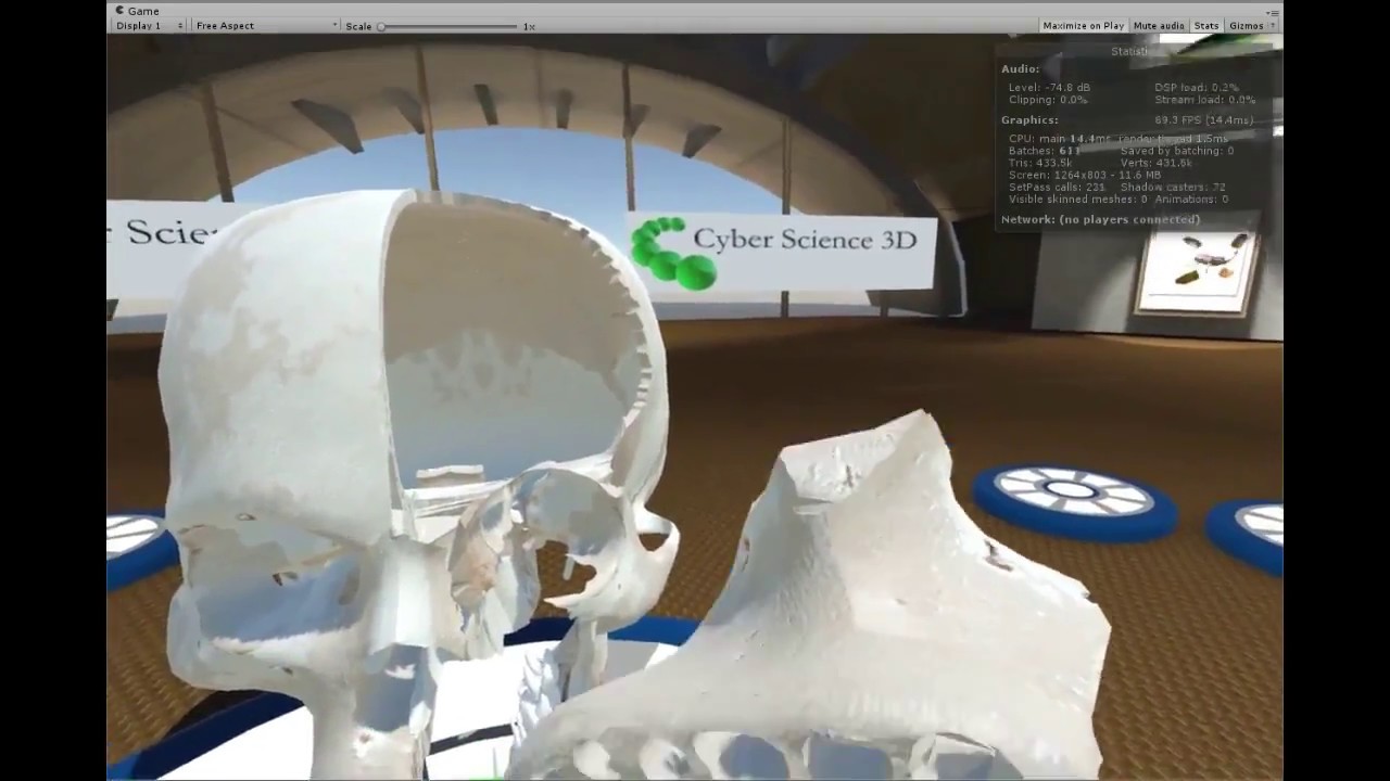 VIVED VR Human Skull Dissection App for HTC VIVE - YouTube
