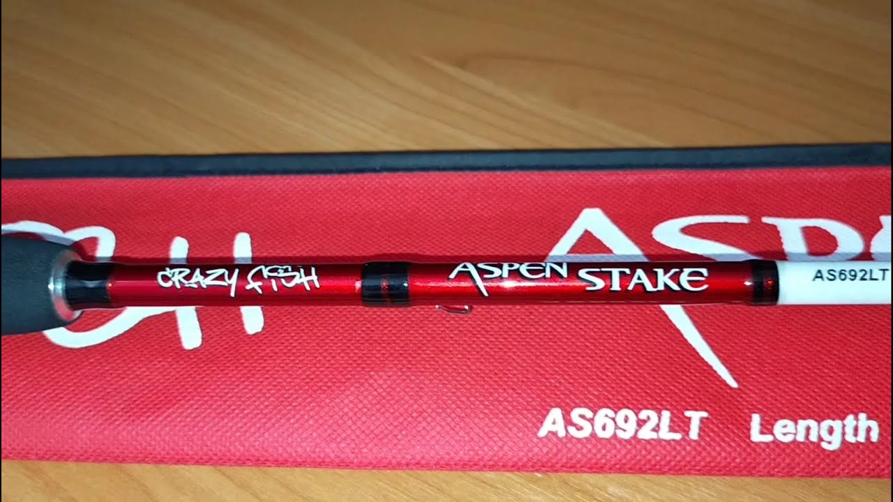 Crazy Fish Aspen Stake - YouTube
