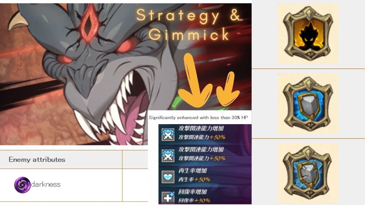 Strategy & Gimmick Nidhoggr 7DS The Seven Deadly Sins Grand Cross SDSGC ...