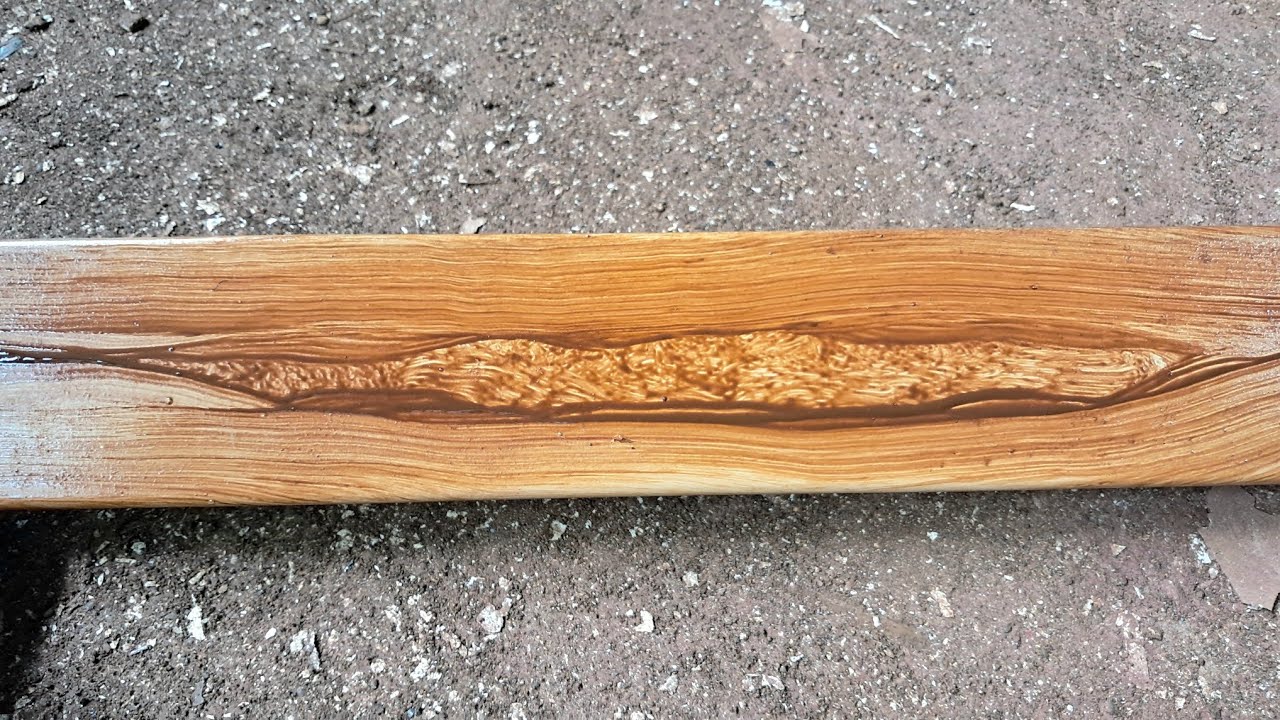 TUTORIAL cat serat motif kayu pada besi holow galvanis 40×80 - YouTube