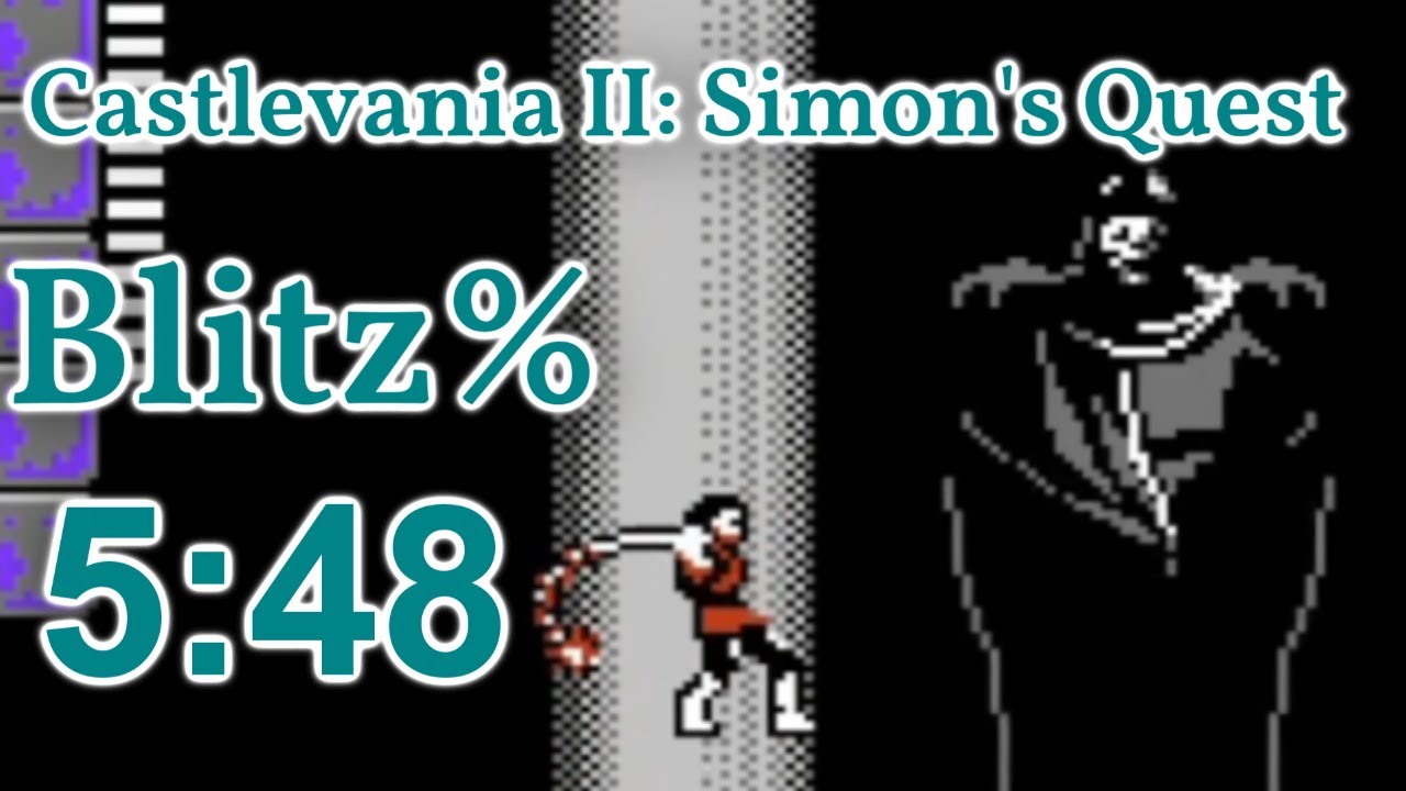 Castlevania II: Simon's Quest Blitz% Speedrun 5:48 (Former World Record ...