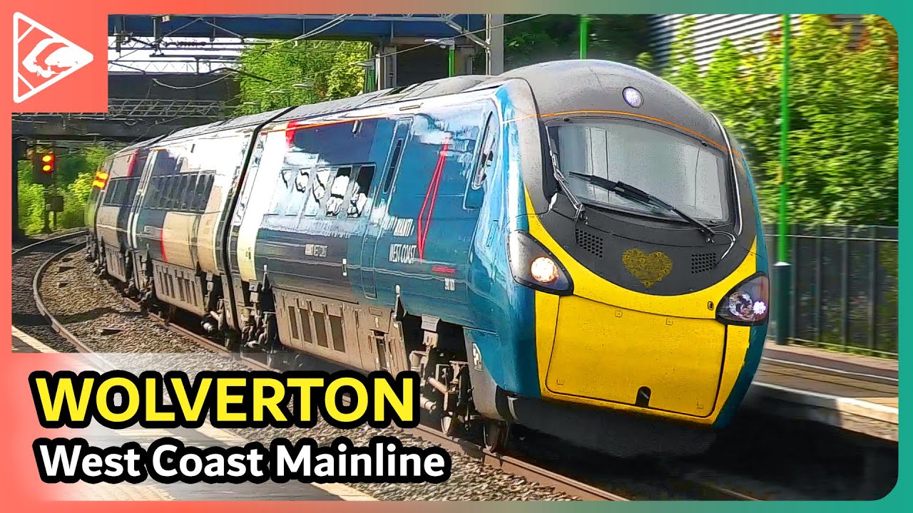 FULL TILT! Trains at Wolverton (WCML) 26/07/2024 - YouTube