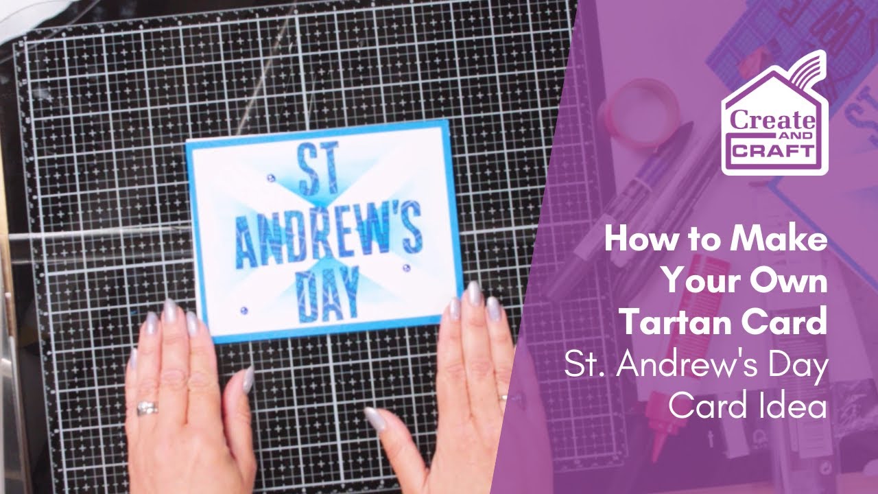 St. Andrew's Day Crafts: How to Make Your Own Tartan Effect | Card ...