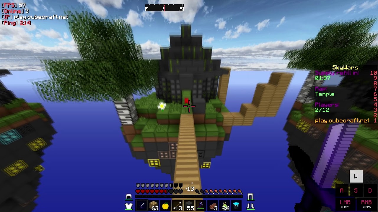 Skywars en cubecraft - YouTube