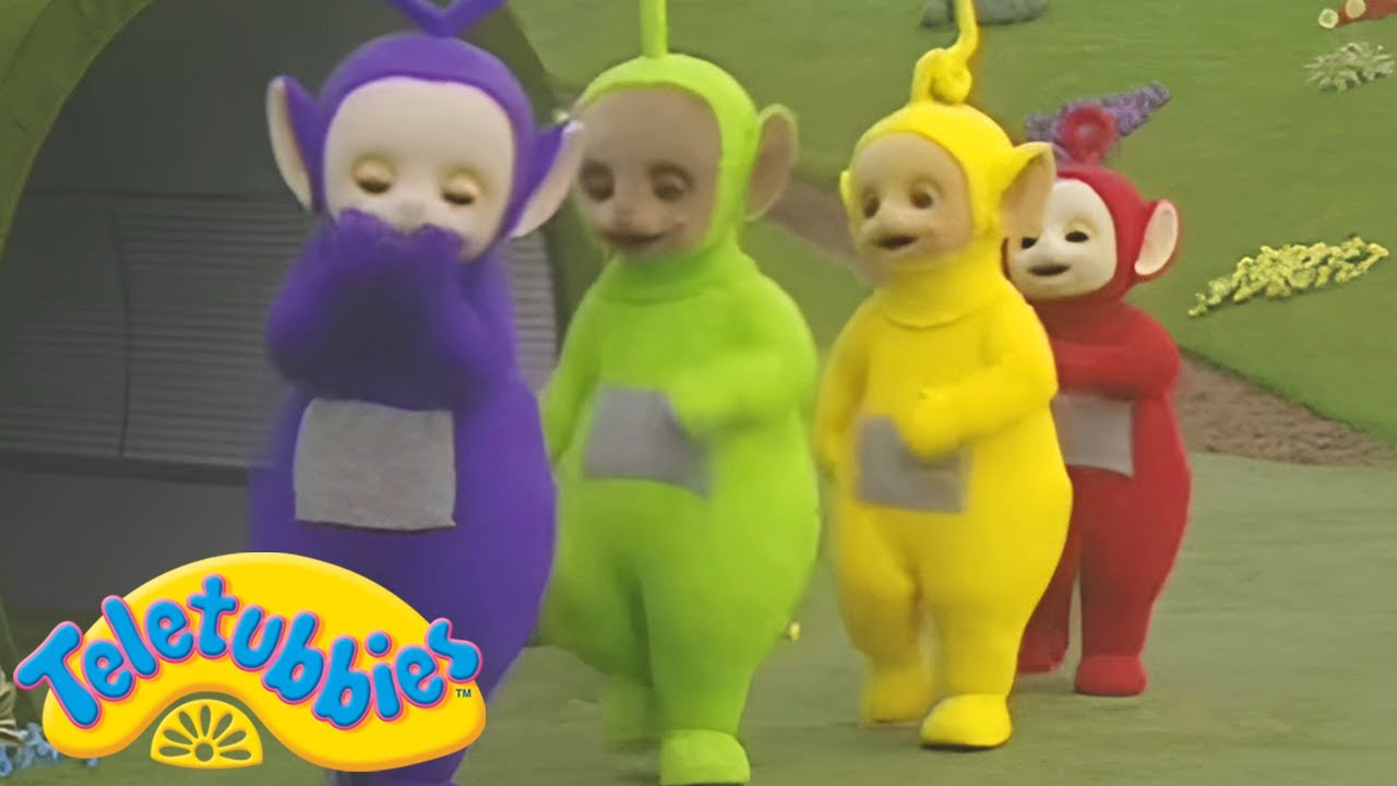 Teletubbies | Playing in the Sensory Garden | Look! A Stick Insect ...