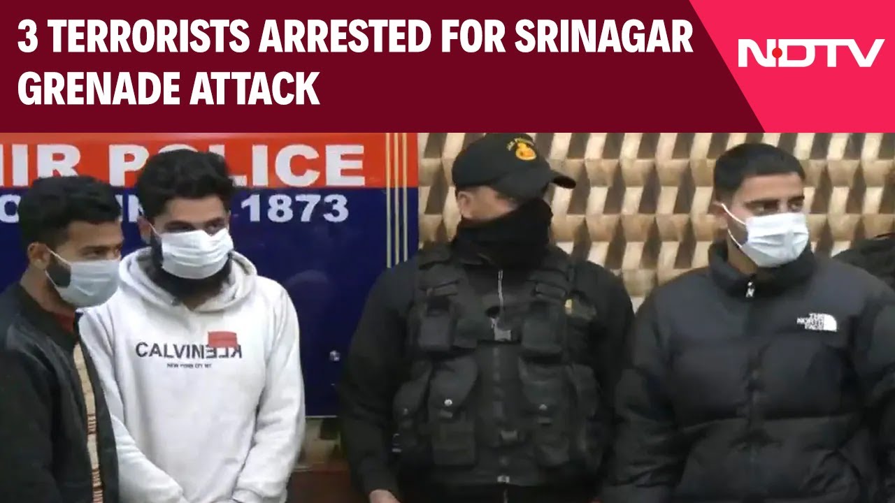 Srinagar Grenade Attack | 3 Terrorists Arrested For Srinagar Grenade ...