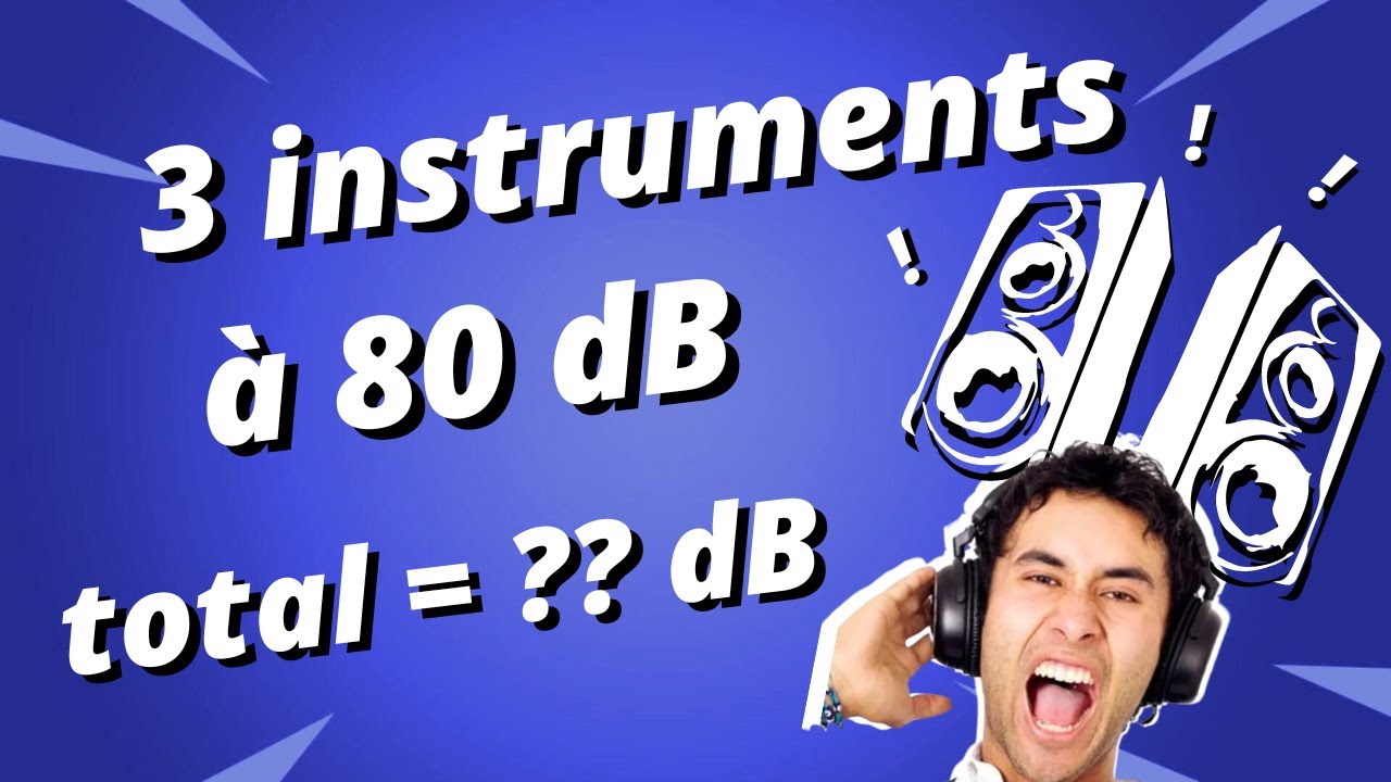 Calcul du niveau d'intensité sonore - partie 2/2 - YouTube